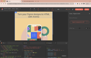 How to export Figma to HTML - Anima Blog