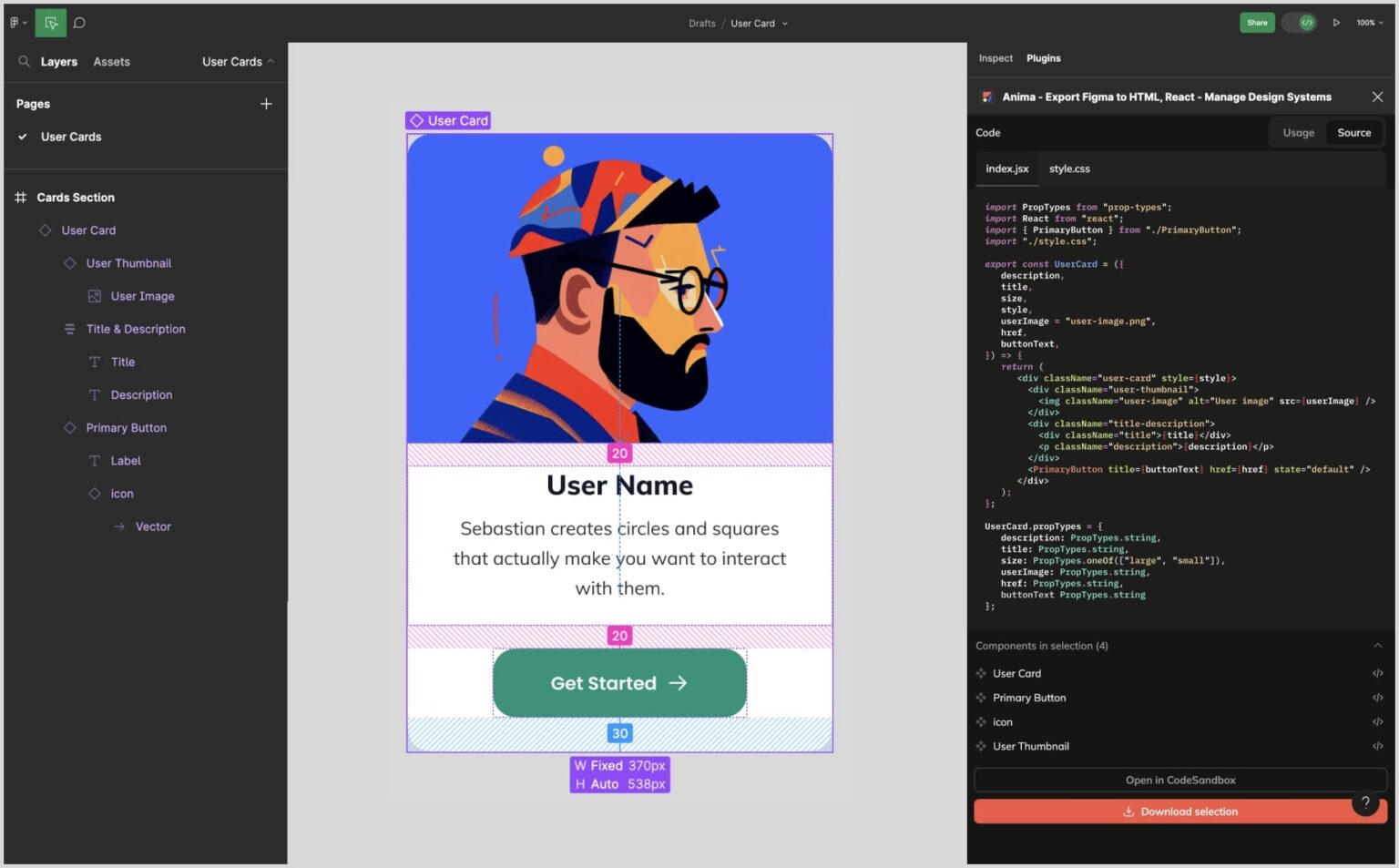 Announcing Anima’s plugin for Figma Dev Mode