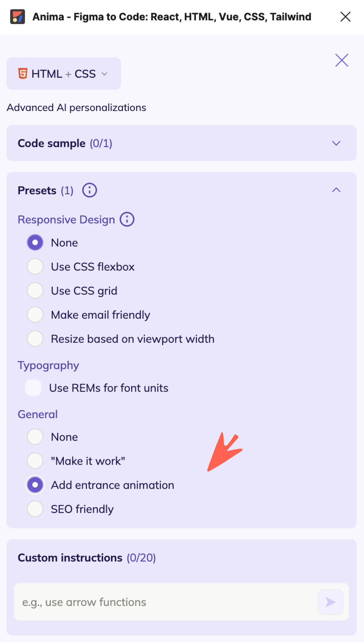 GenAI Figma to Code: 6 Examples of how to use Anima's new AI Code Customization - Anima Blog
