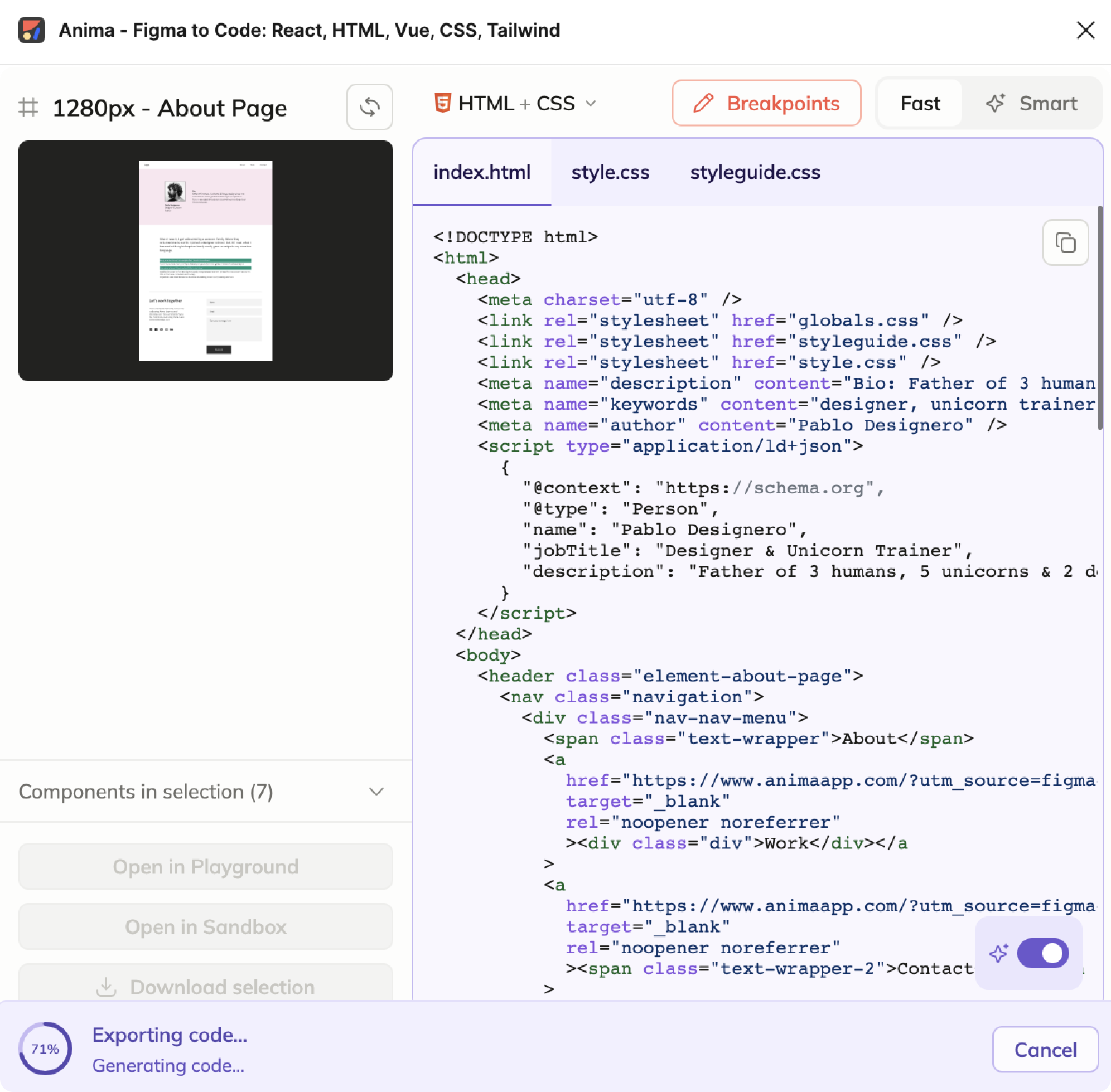GenAI Figma to Code: 6 Examples of how to use Anima's new AI Code ...