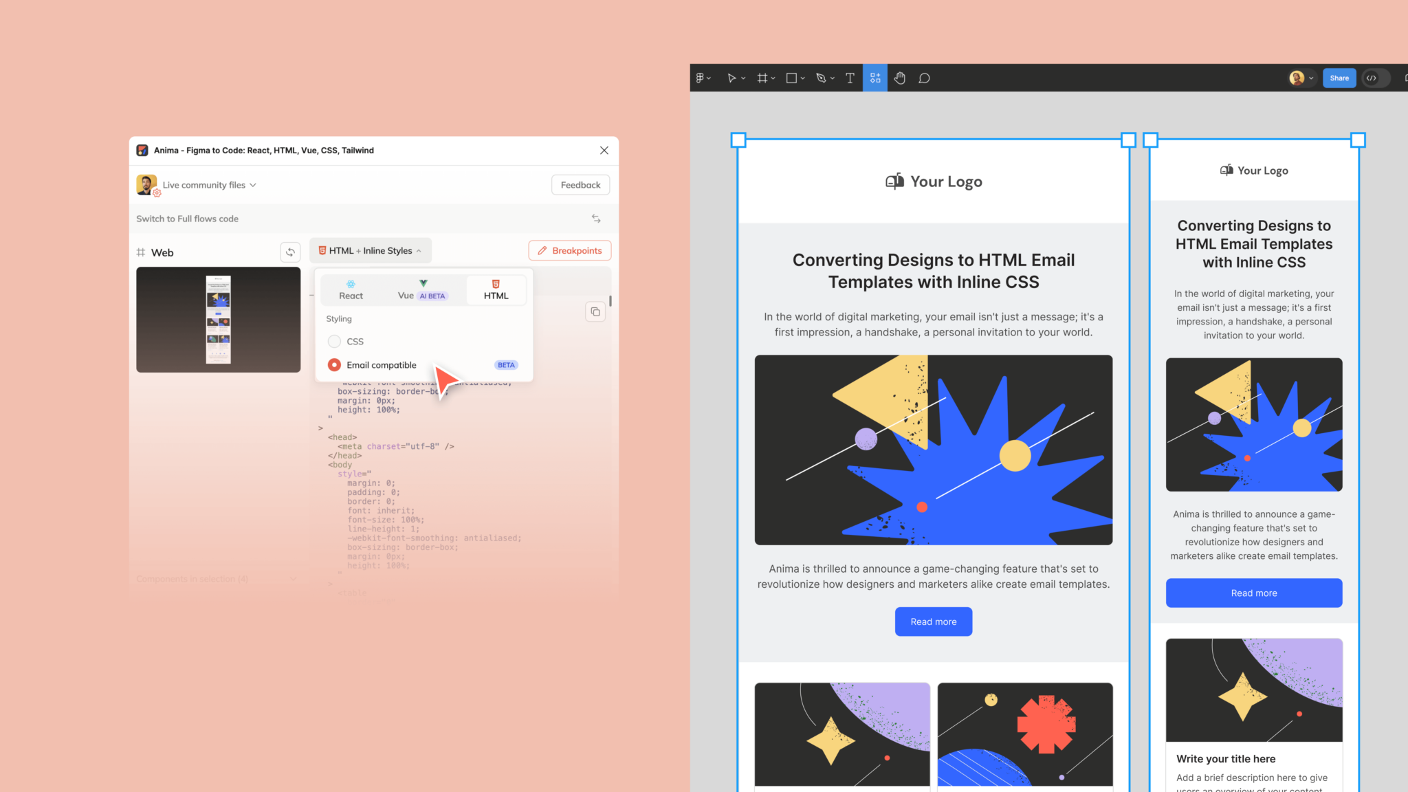 Figma to HTML email: Converting designs to HTML email templates with ...
