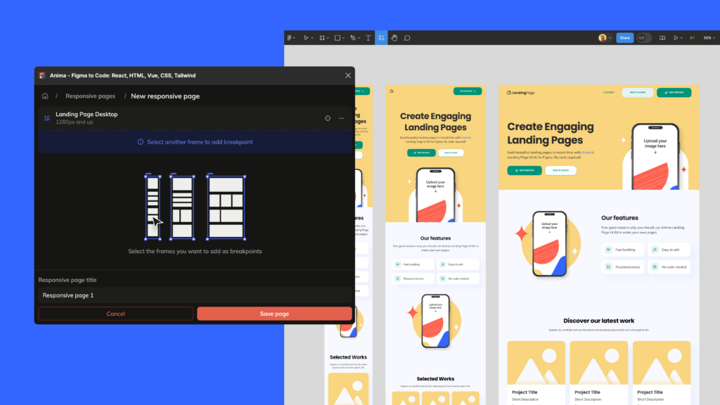 Breakpoints with Anima: From Figma design to Responsive Website - Anima Blog