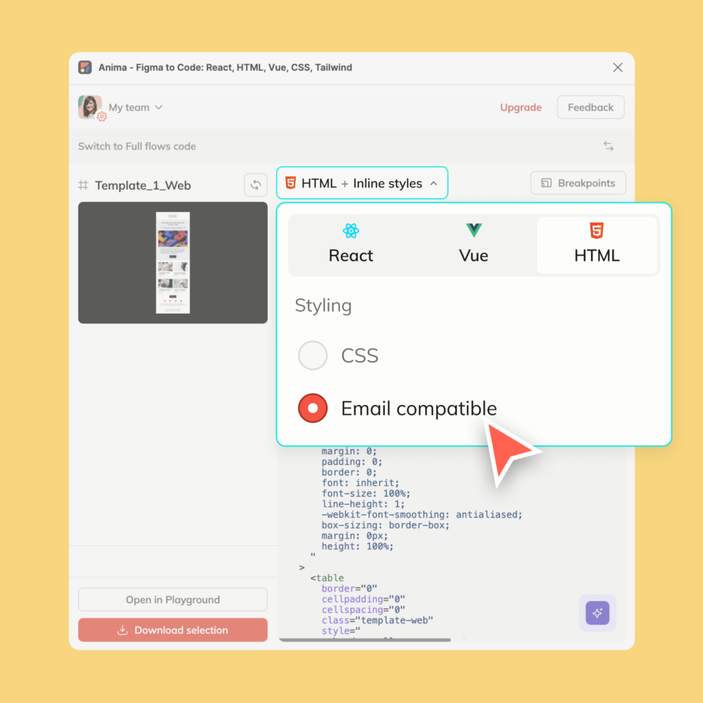 Figma to HTML email: Converting designs to HTML email templates with ...