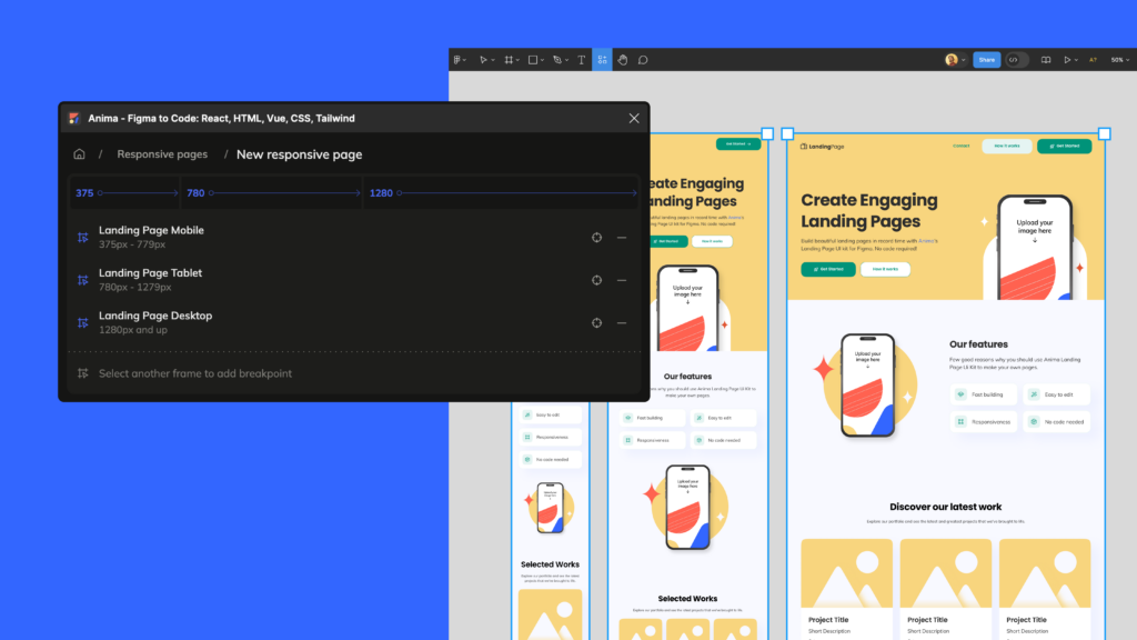 Breakpoints with Anima: From Figma design to Responsive Website - Anima Blog