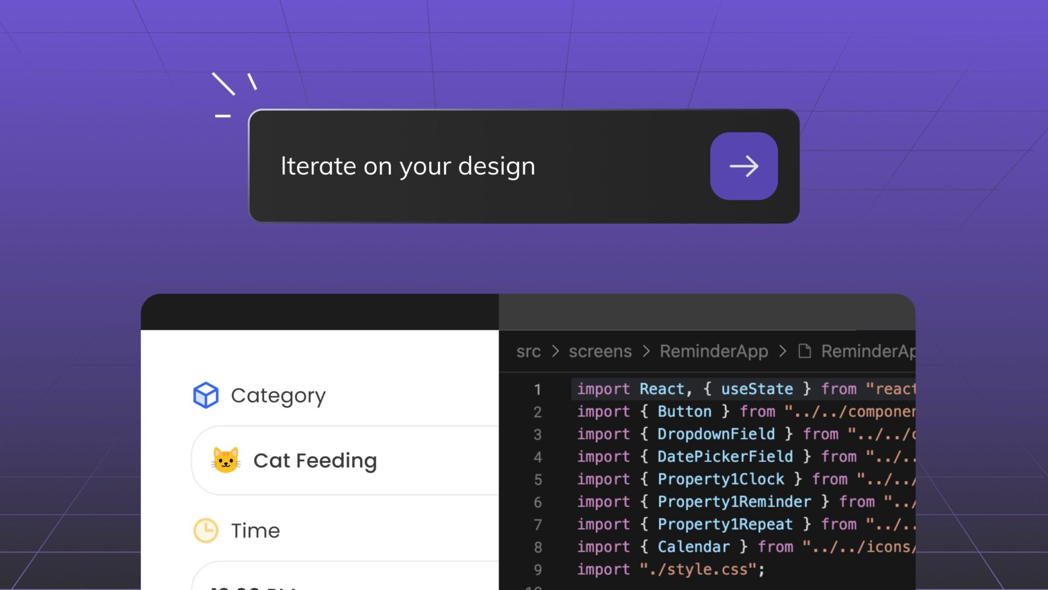GenAI Figma to Code: 6 Examples of how to use Anima's new AI Code Customization - Anima Blog